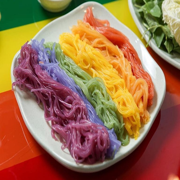 Bún Rau Củ Quả Ngũ Sắc Organic Gói 500gr Ăn Vặt Organic
